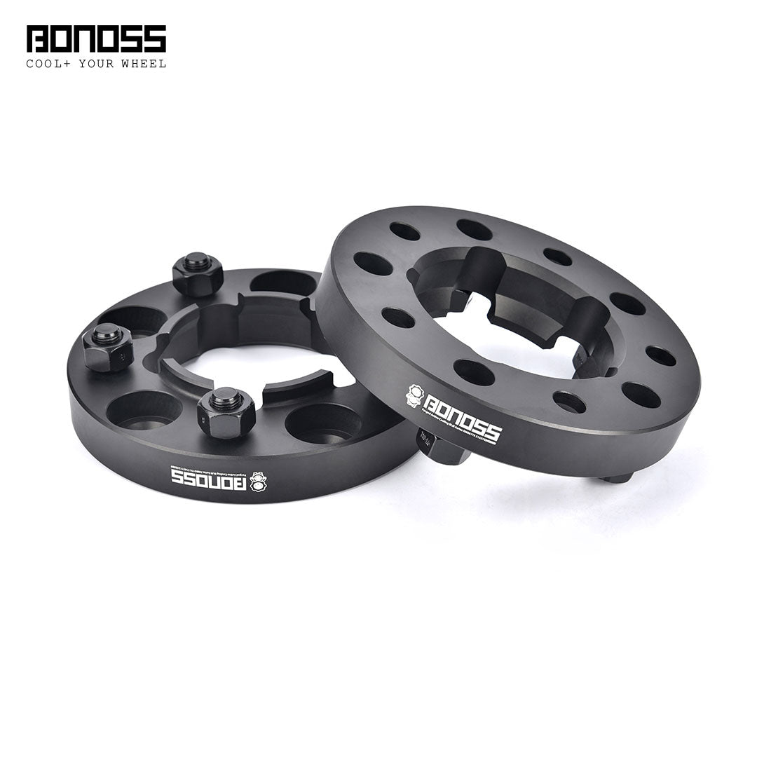 2 Pcs BONOSS Forged 5x165.1 Defender Wheel Spacers Active Cooling Fit ...